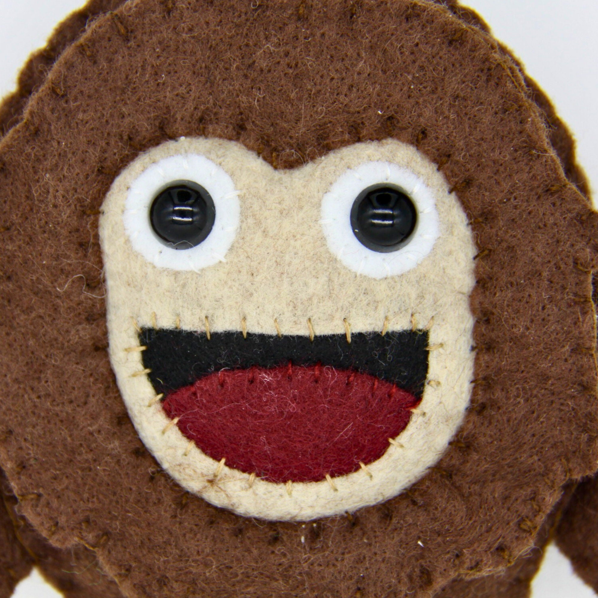 Bigfoot Felt Sewing Pattern: Sasquatch Ornament (PDF Pattern) - Etsy