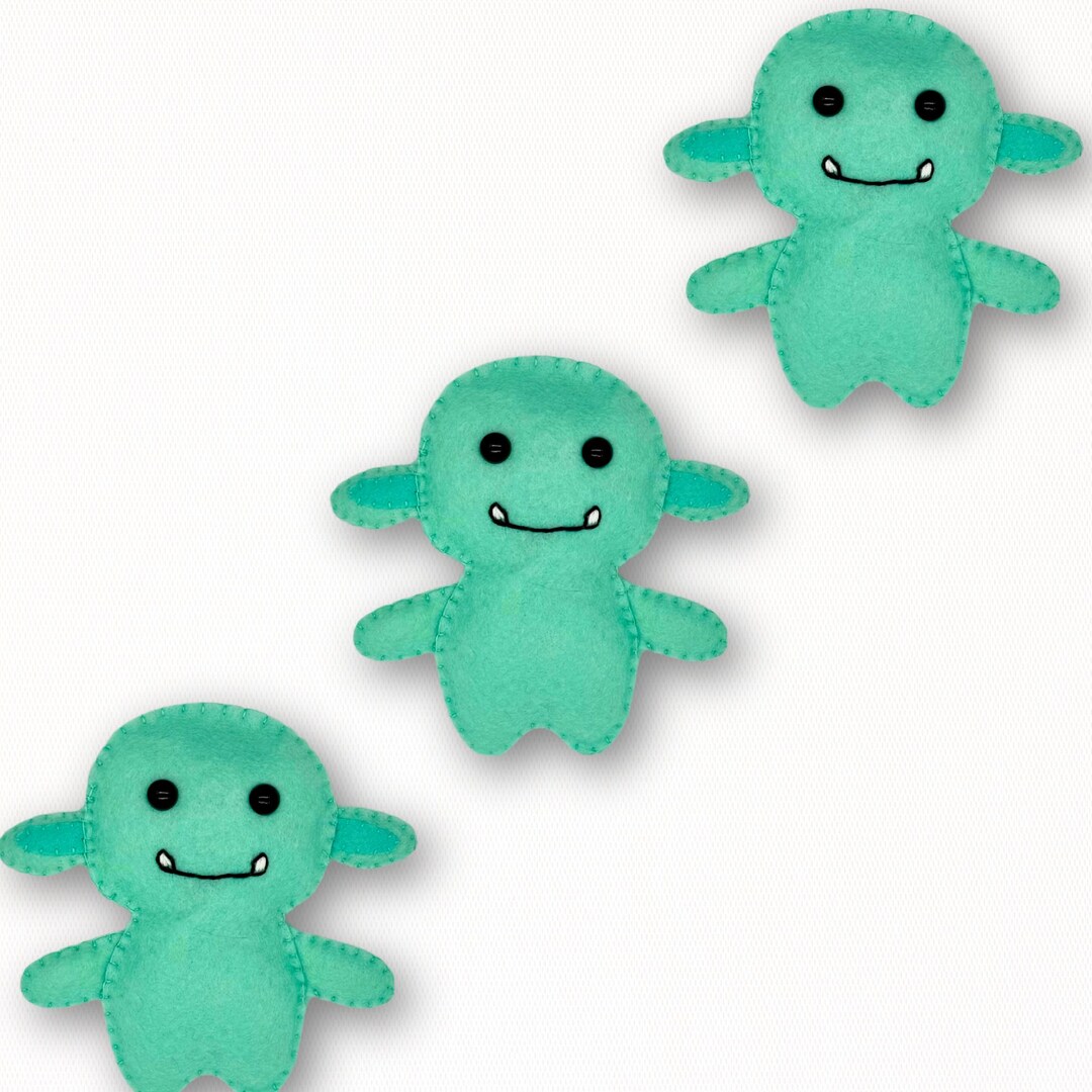 Felt Goblin Sewing Pattern: Spooky Ornament, DIY Toy (PDF Pattern) - Etsy