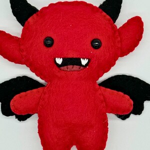 Felt Devil Sewing Pattern: Halloween Plush Ornament (PDF Pattern) - Etsy