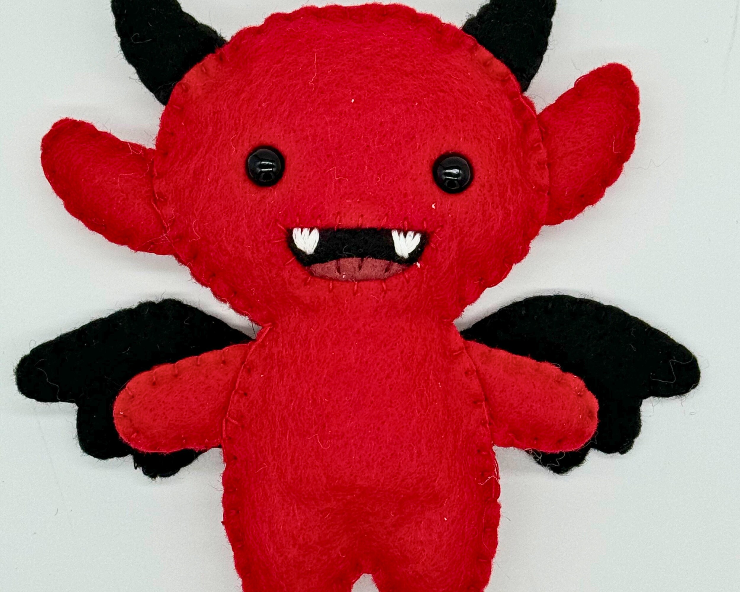 Felt Devil Sewing Pattern: Halloween Plush Ornament (PDF Pattern) - Etsy