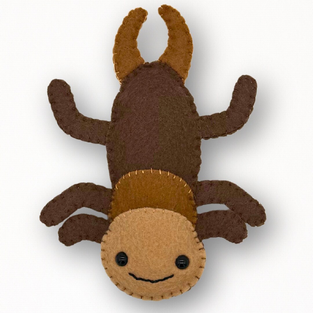 Earwig Felt Sewing Pattern: Creepy Bug Plush Toy (PDF Pattern) - Etsy