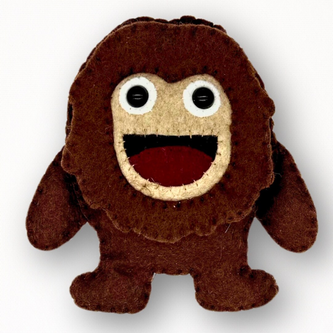 Bigfoot Felt Sewing Pattern: Sasquatch Ornament (PDF Pattern) - Etsy