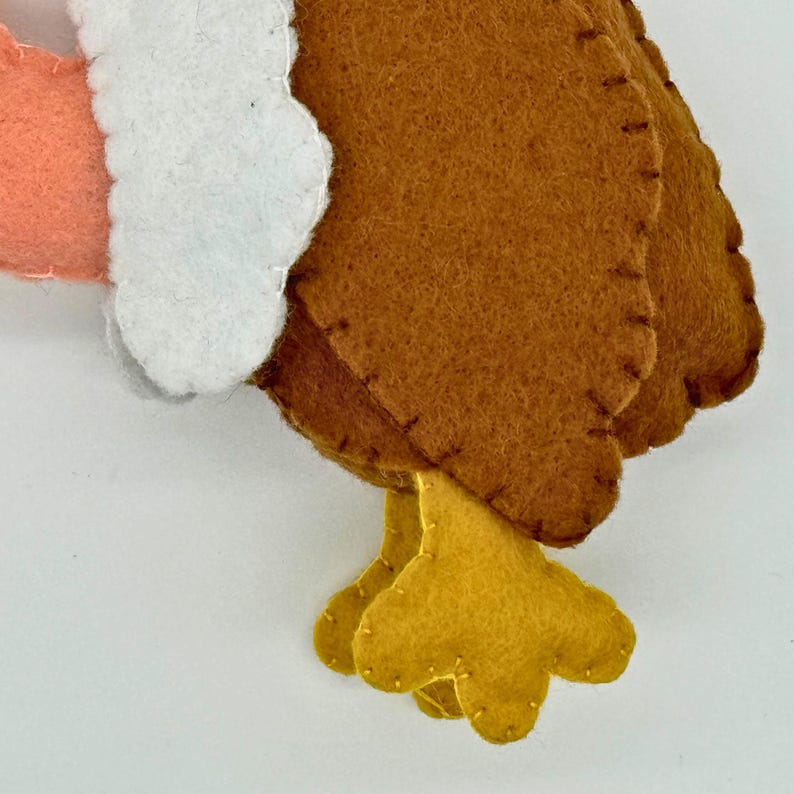 Felt Vulture Sewing Pattern: Bird Plush Toy/ornament (PDF Pattern) - Etsy