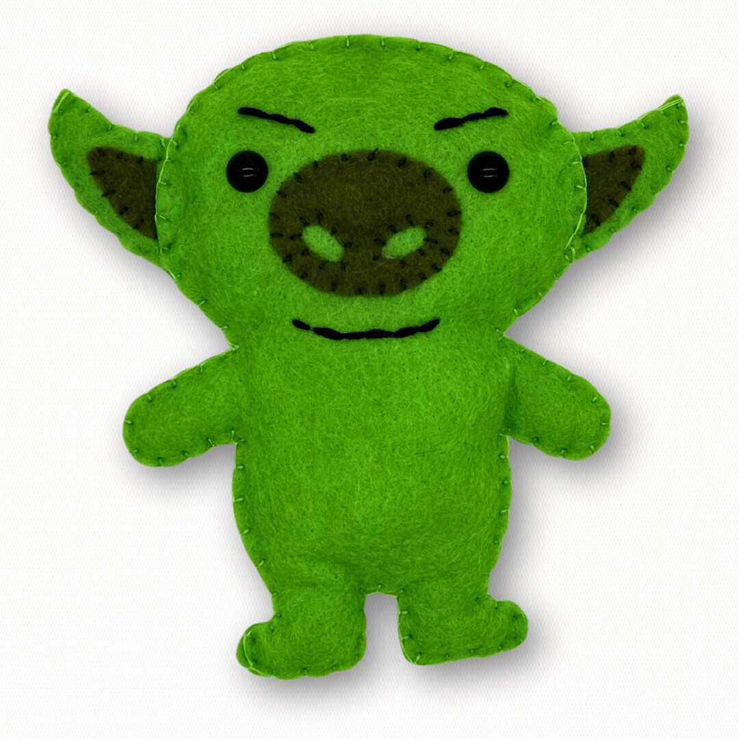 Felt Troll Sewing Pattern: DIY Halloween Ornament (PDF Download) - Etsy