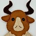 Minotaur Felt Sewing Pattern: Plush Ornament DIY (PDF Pattern) - Etsy