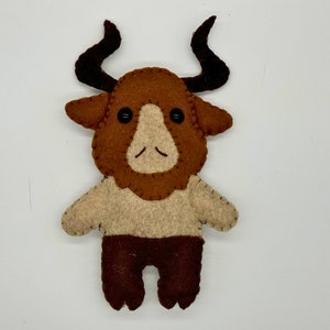 Minotaur Felt Sewing Pattern/pdf Pattern Template Download/felt Bull ...