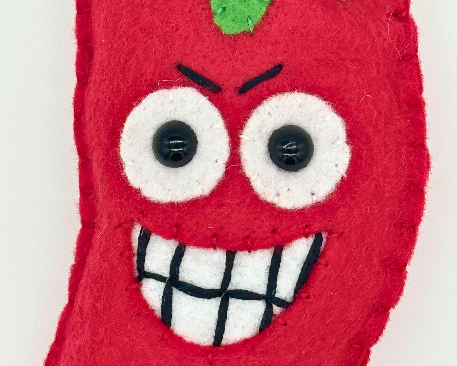 Fright Food Chilli Pepper Felt Sewing Pattern/pdf Pattern Template ...