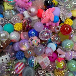 Random Mix Beads/ Acrylic Beads 20oz - Etsy