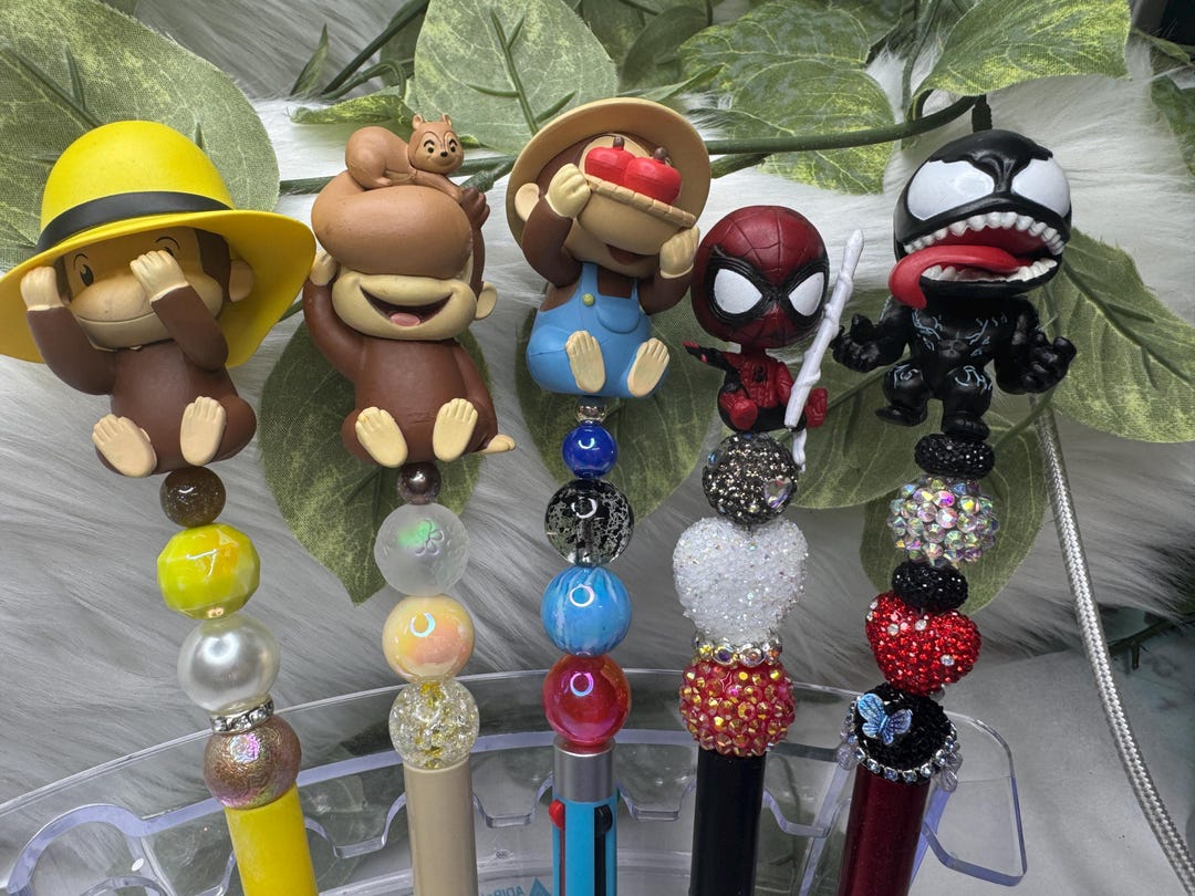 Custompens/homemade Pens/monkey,web Man - Etsy