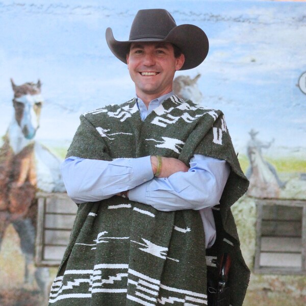 Western Poncho - Etsy