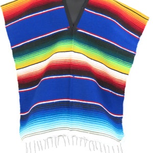 Kids Children Mexican Poncho Pancho Serape in Assorted Colors and Sizes ...