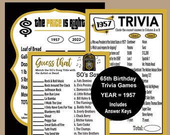 65th Birthday Party | Etsy