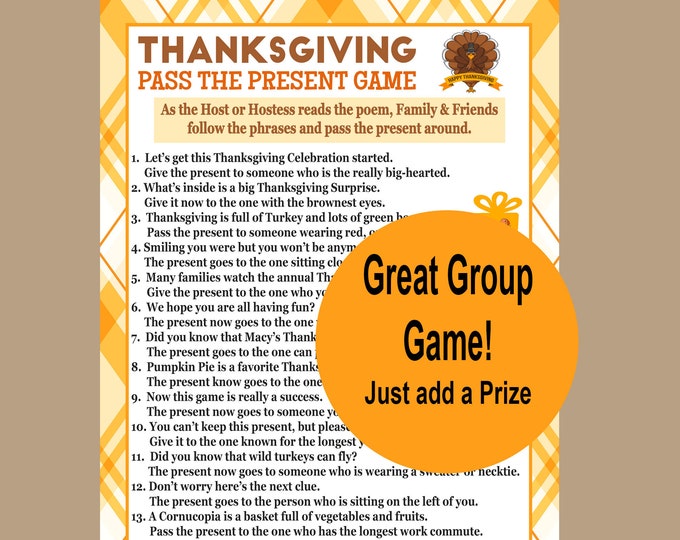 Thanksgiving Jeopardy Game, Thanksgiving Trivia Game, Activities for ...