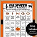 Icebreaker Bingo, Halloween Mix and Mingle Icebreaker, Halloween Group ...