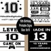 10th Birthday Signs, 10 Birthday Party Decorations, 10th Birthday ...