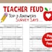 Teacher Trivia Game, Teacher Feud Game, Teacher Retirement Game ...