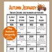 Autumn Trivia Game, Autumn Jeopardy, Fall Trivia Game, Autumn Seniors ...
