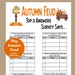 Autumn Trivia Game, Fall Trivia Game, Autumn Seniors Game, Autumn ...