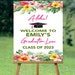 Graduation Welcome Sign Graduation Luau Party Graduation - Etsy