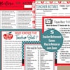 Teacher Retirement Party Game, Printable Retirement Teacher Farewell ...