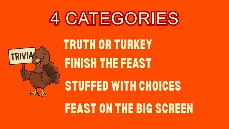 Thanksgiving Trivia Game Thanksgiving Powerpoint Game, Activities for ...