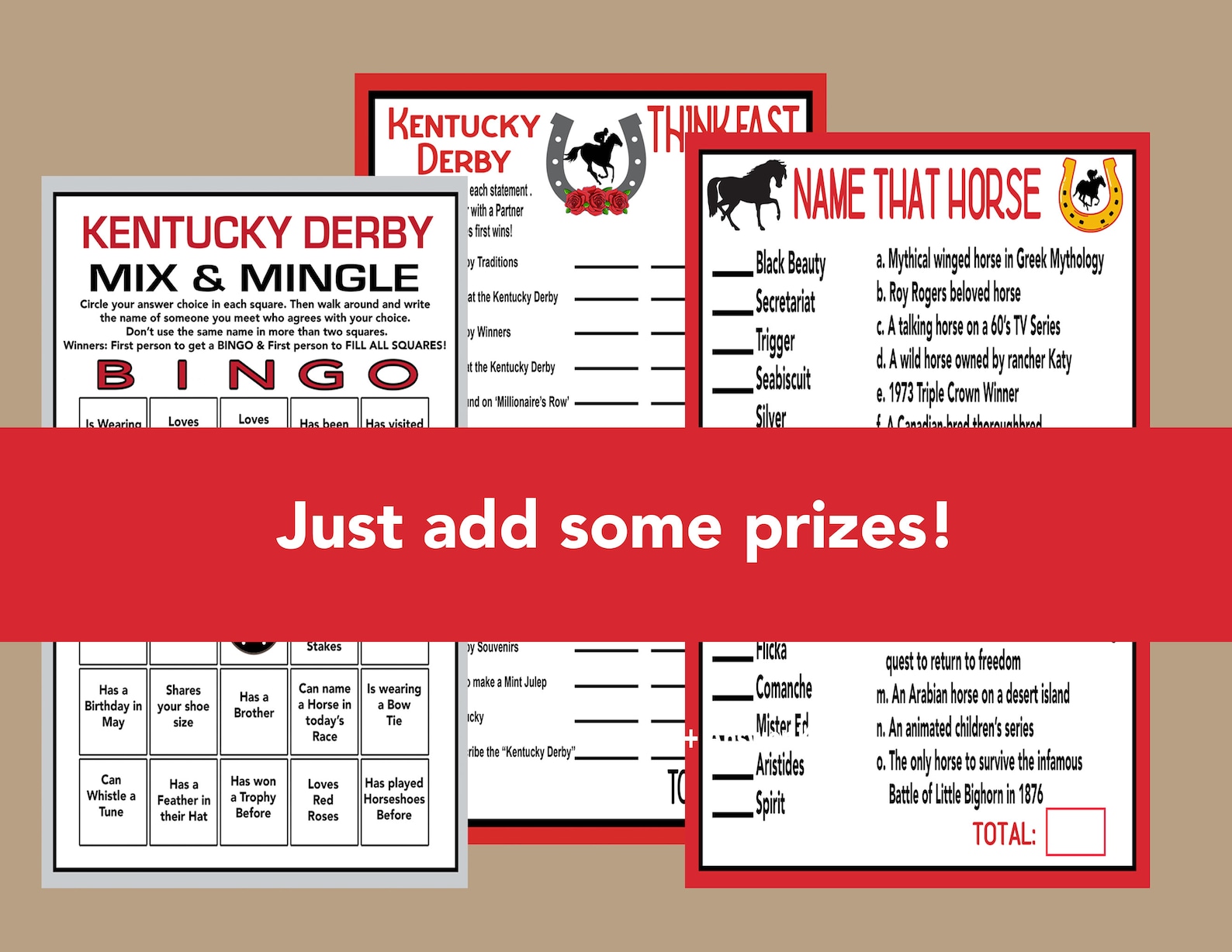 Kentucky Derby Games For Party Kentucky Derby Trivia Games Kentucky