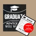 Graduate Advice Sign, Graduate Prints, Graduation Party Decor, 2021 ...