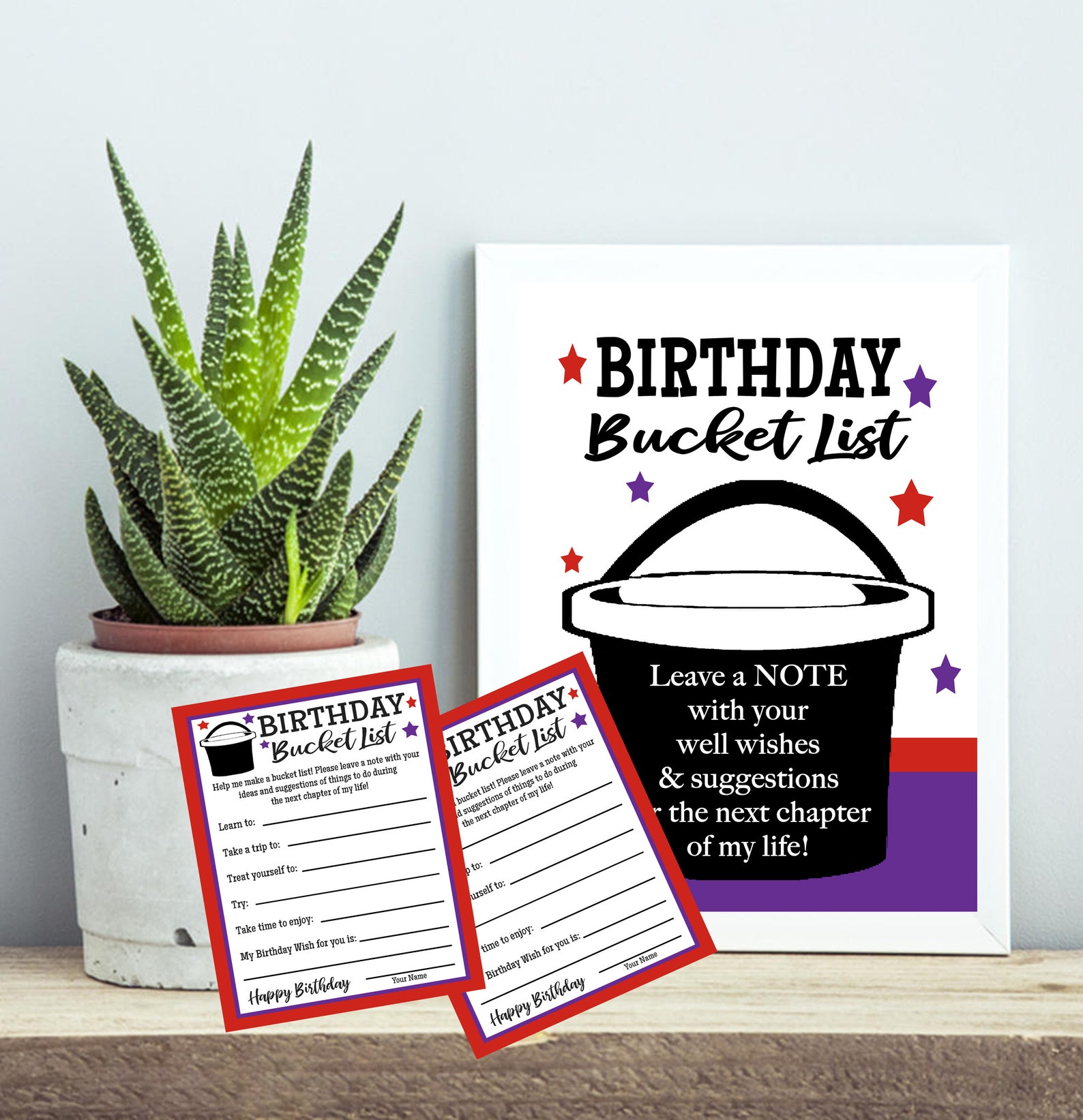 Bucket List Suggestions Birthday Bucket List Sign Birthday | Etsy