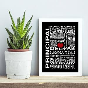 Principal Gift, Principal Printable, Principal End of Year Gift ...