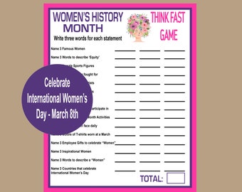 Valentine's Day Trivia. Party Game. Holiday Game. Lilac - Etsy