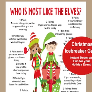 Christmas Game for Kids, Tweens, Teens, Holiday Game, Fun Group Game ...