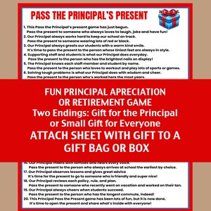 Principal Appreciation Games, Fun Games for Principal Retirement ...