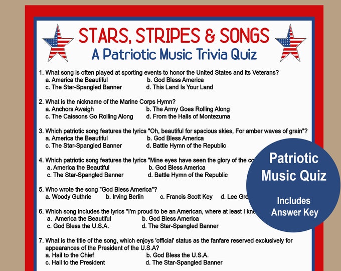4th of July Emoji Game: Patriotic Songs Trivia | Emoji Pictionary Quiz ...