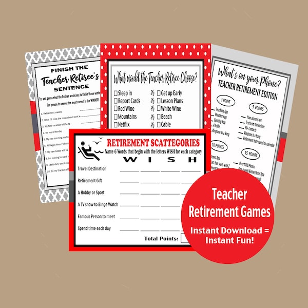 Teacher Retirement - Etsy