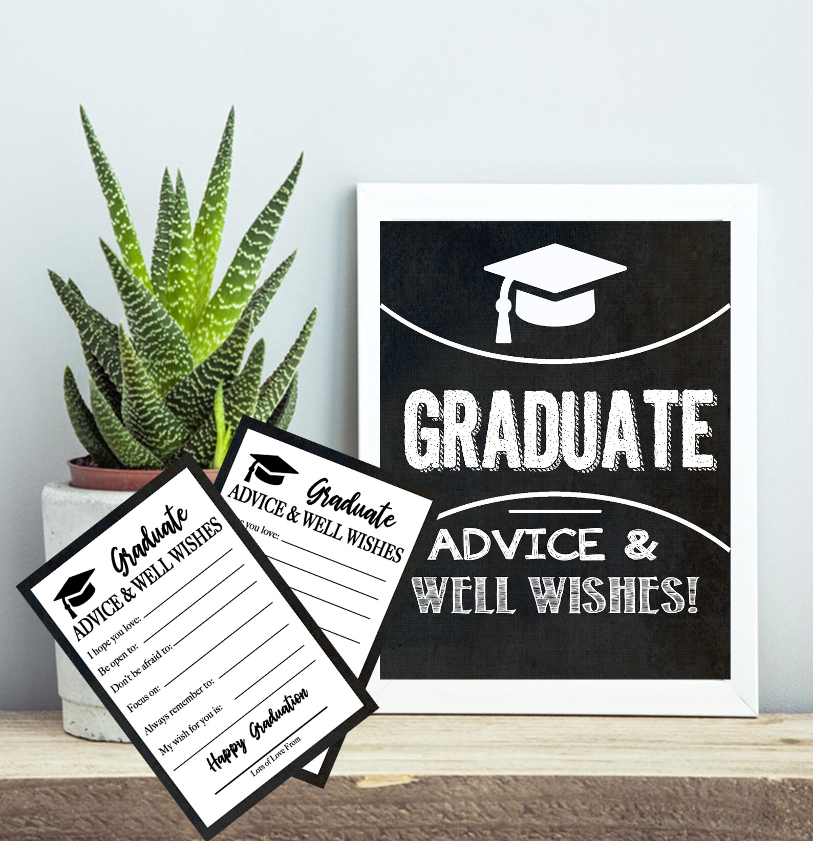 Graduate Advice Sign Graduate Prints Graduation Party Decor - Etsy
