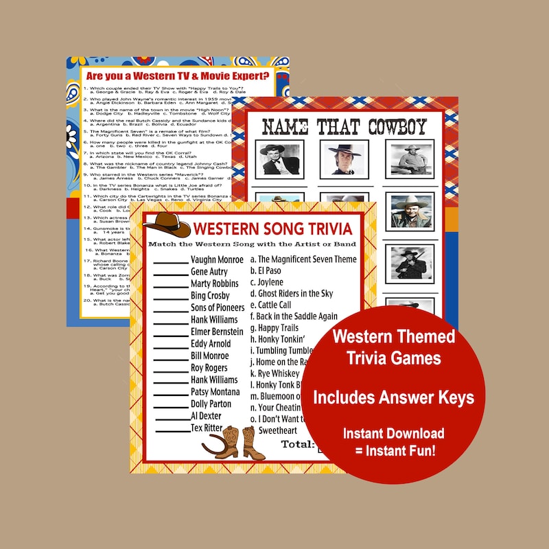 Western Theme Party - Etsy