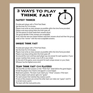 Autumn Trivia Game, Think Fast Game, Fall Icebreaker Game, Fall ...