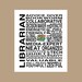 Librarian Subway Art, Librarian Gift, Librarian Printable, Librarian ...