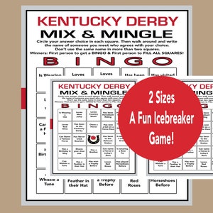 Kentucky Derby Game, Kentucky Derby Icebreaker, Kentucky Derby Party ...