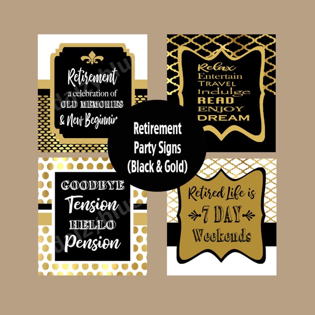 Retirement Party Posters, Retirement Decor, Retirement Print, Dad ...