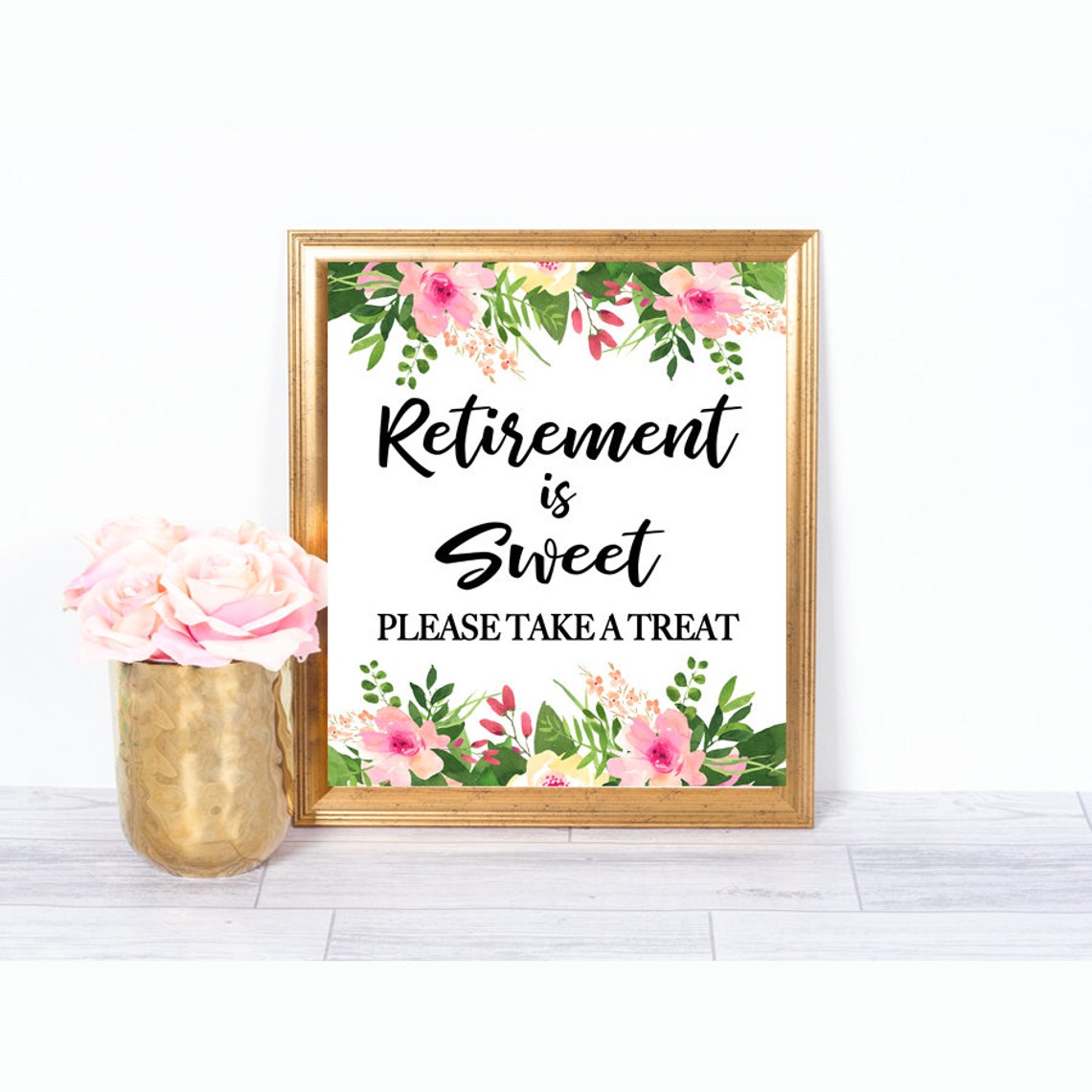 Retirement is Sweet Retirement Party Signs Retirement - Etsy