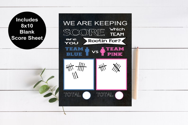 Gender Reveal Games Team Blue Games Team Pink Game Baby - Etsy