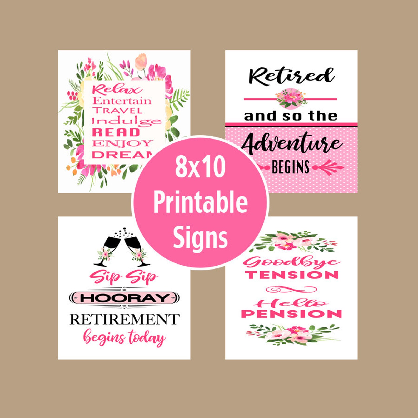 Retirement Party Posters, Retirement Decor, Boss Retirement, Coworker ...