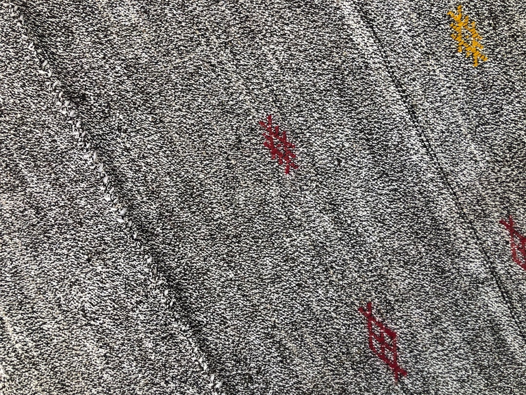 4x6 Vintage Kilim Rug, Turkish Vintage Area Rug,4x6 Striped Kilim Rug ...