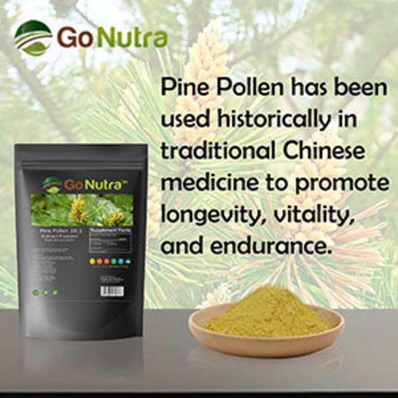 Pine Pollen Extract Powder Cracked Broken Cell Wall | Natural ...