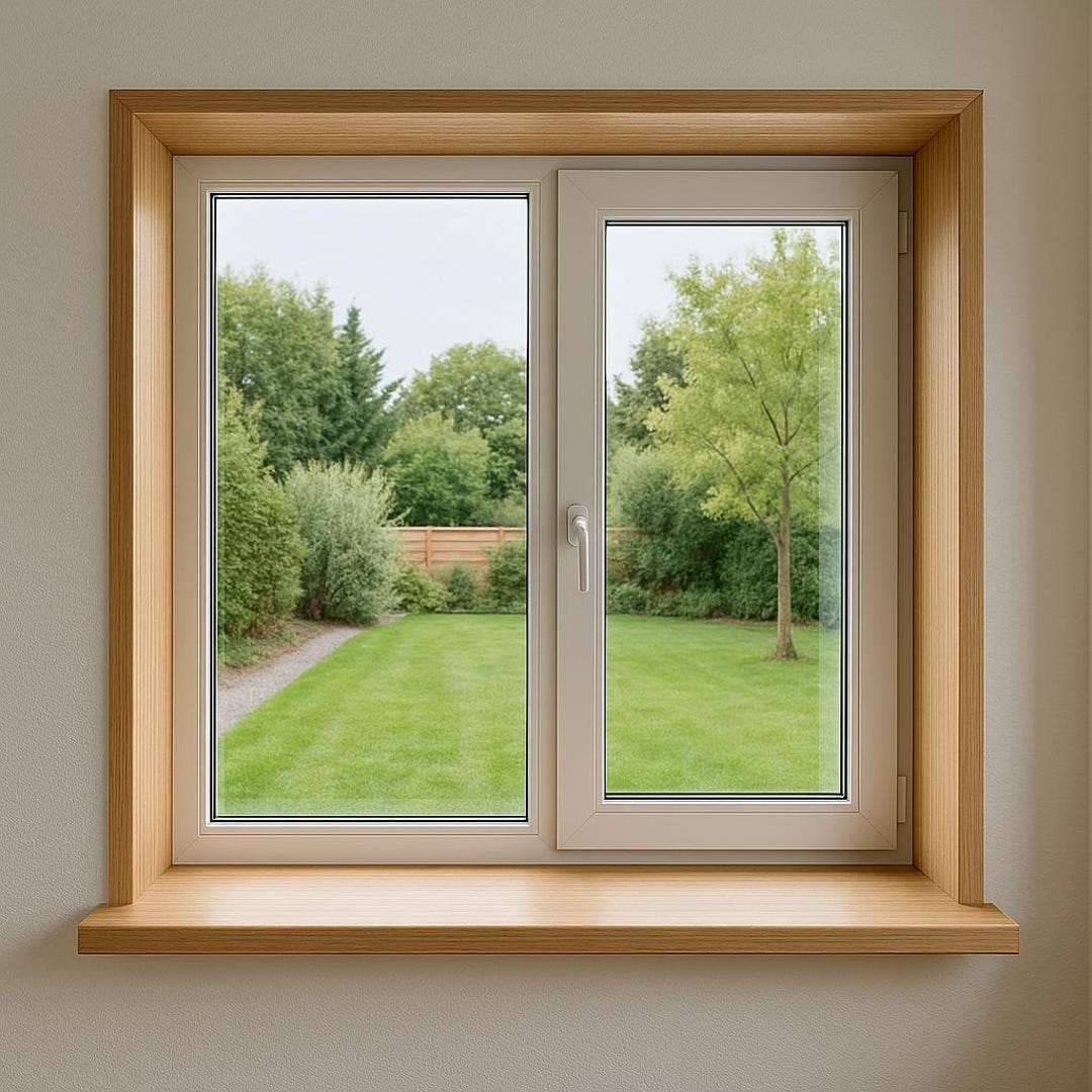 Wood Window Jambs for Interior Installation, Elegant Minimalist Wooden ...