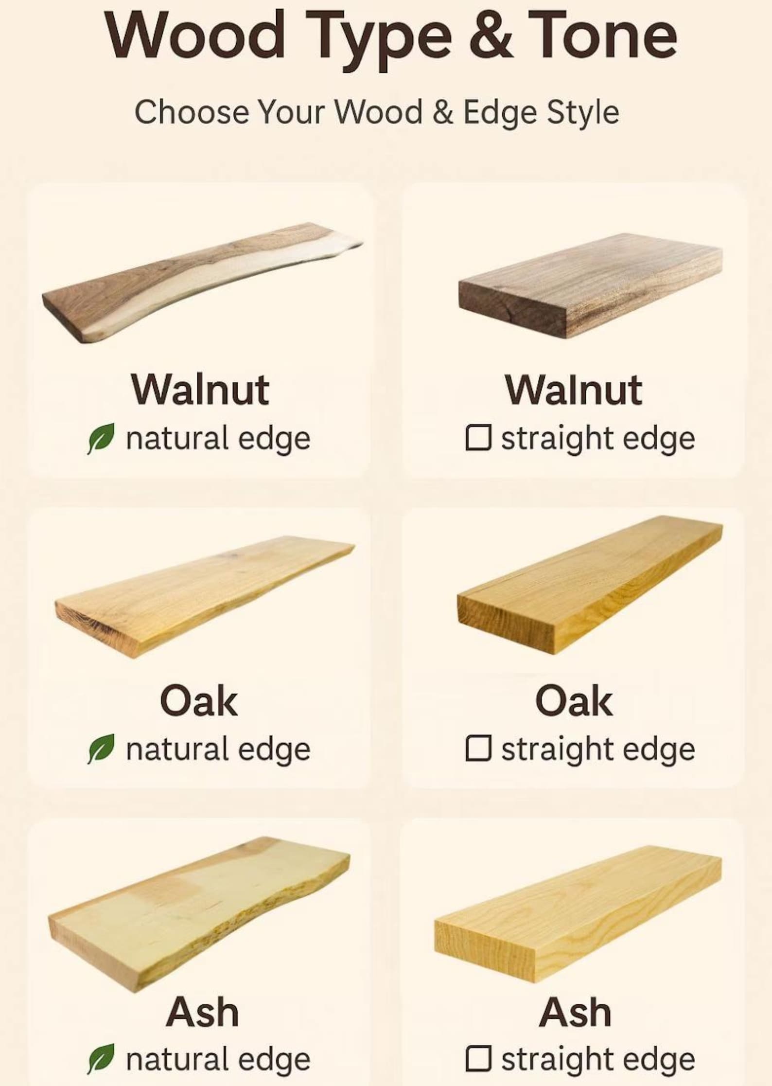 Elegant Floating Wooden Wall Shelf – Minimalist Modern Design for ...