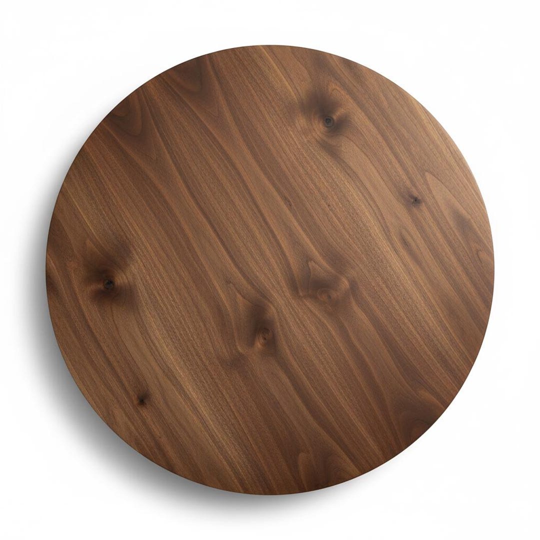Round Table Top – Handcrafted Solid Wood Surface for Dining, Office, or ...