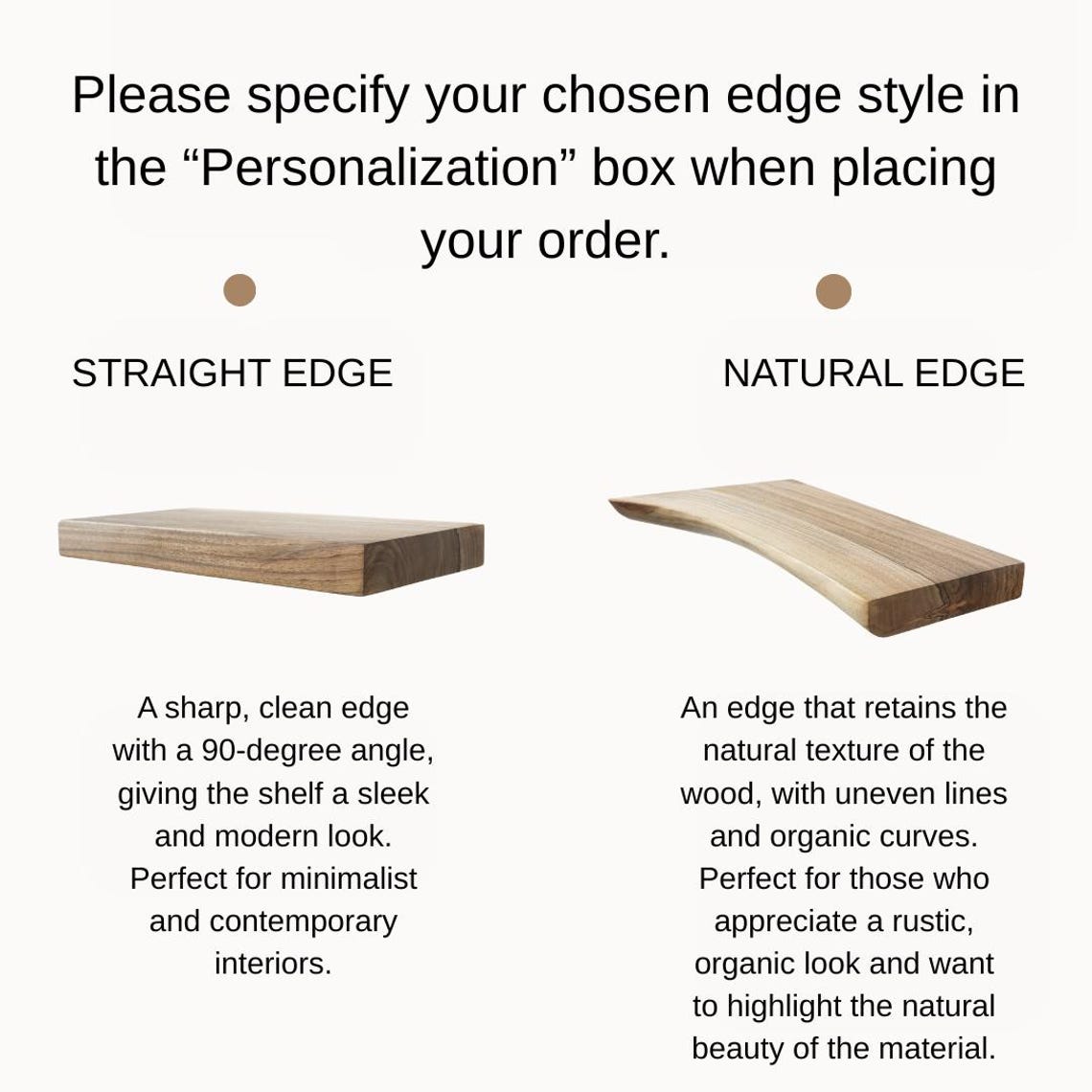 Solid Wood Windowsill – Live Edge Sill in Oak, Ash, or Walnut for ...