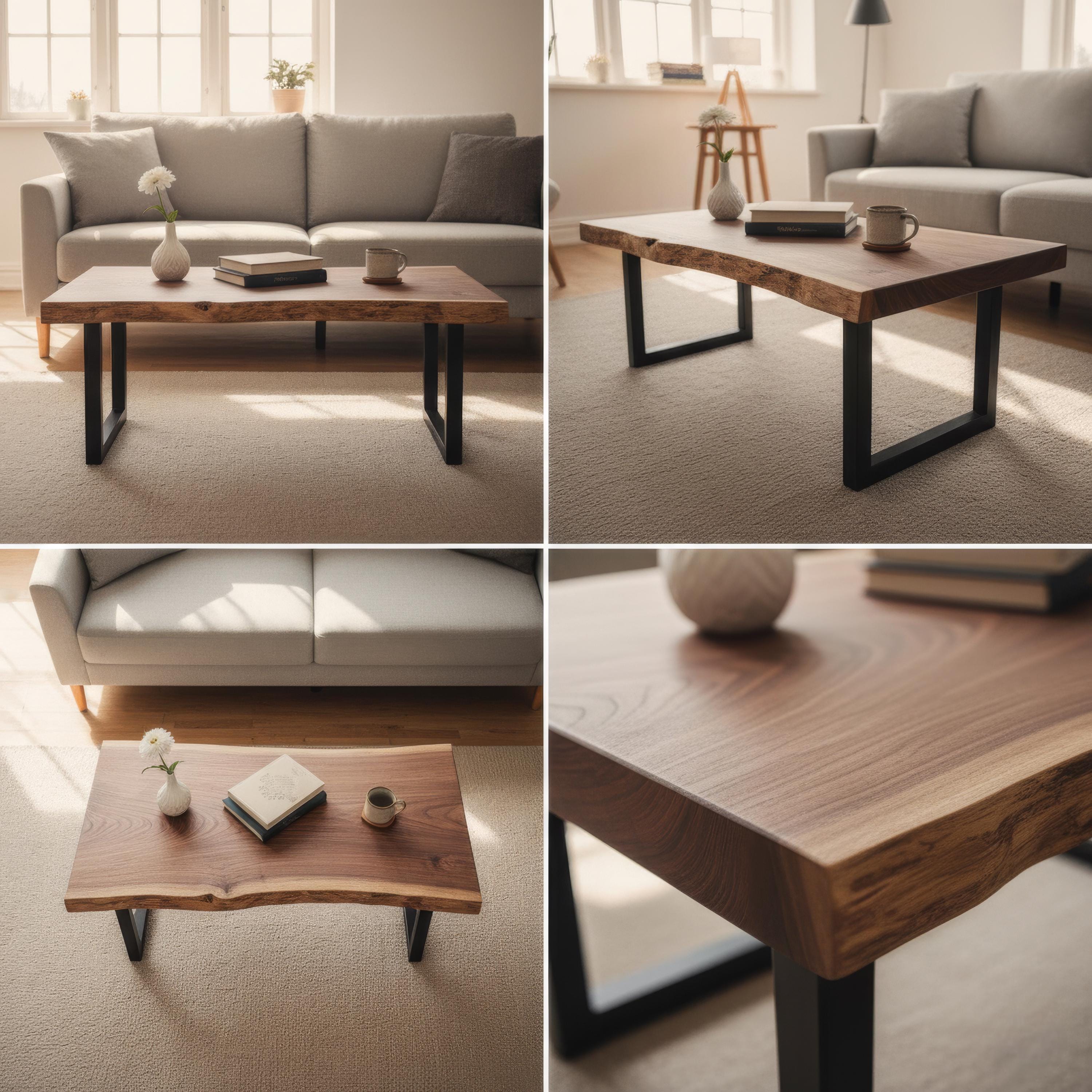 Solid Wood Tabletop – Premium Walnut, Oak or Ash | Handcrafted Desk ...